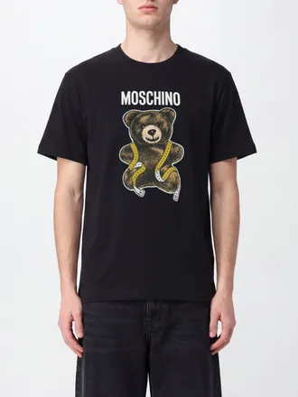 Moschino T-shirt en coton avec imprim&eacute; Teddy Bear