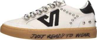 Emanuelle Vee Femme, Chaussures, Blanc, Taille: 40 EU Guendalina Baskets