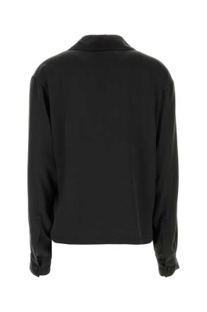 Tom Ford Black Exterior: Silk Polo T-shirts And Polos