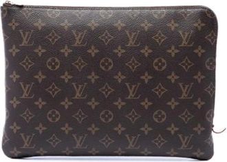 Louis Vuitton Pre-owned Etui Voyage MM - Femme - Pre-owned - Brun - Taille: ONE Size