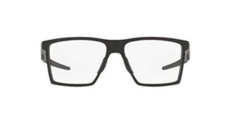 Oakley Ox8052 Futurity Square Monture de lunettes de vue pour homme, Noir satiné/verres de démonstration, 55/14/139