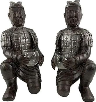 DKD Home Decor DKD Dekofigur Home Decor Glas Harz (20 x 19 x 42 cm) (2 Stück)