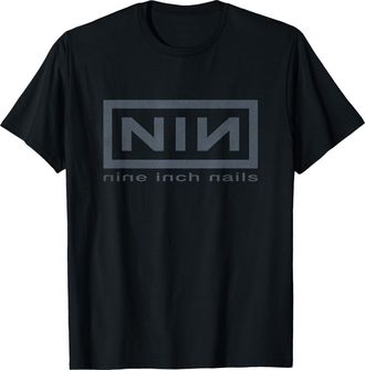 Nine Inch Nails Offizielles Nine Inch Nails Black On Black Logo T-Shirt