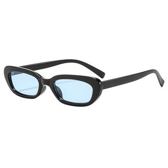 Generic Lunettes De Soleil Carr&eacute;es &Agrave; Petite Monture For Femmes, For Les Vacances, D&eacute;placements, D&eacute;coratives(Blue)
