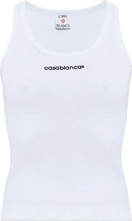 Casablanca Femme, Tops, Blanc, Taille: 42 FR D&eacute;bardeur c&ocirc;tel&eacute;