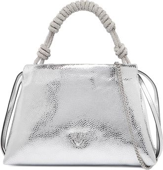 Pinko Handtasche PINKO Mini Clutch+Manico SP Al 25-26 PLTT 105908 A2WD Silberfarben