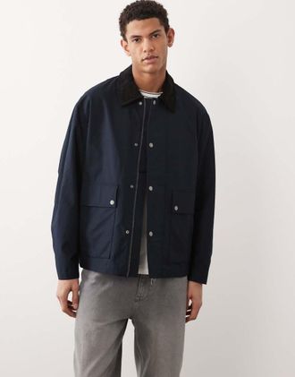 Selected Veste utilitaire - Bleu marine
