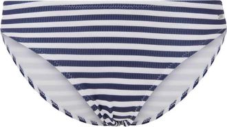 Pepe Jeans London Damen Stripe Rib Bikinihose, Blau (Navy), XS