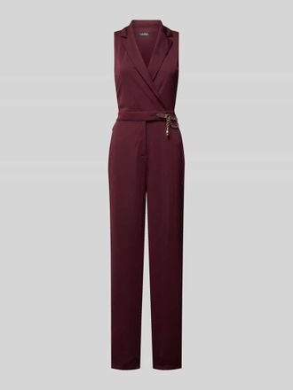 Lauren Ralph Lauren Jumpsuit mit Tailleng&uuml;rtel Modell NIKELLE