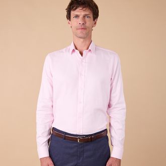 Bexley Sylv&eacute;nias - Chemise homme rose clair et blanc