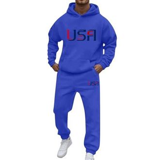 Generic Surv&ecirc;tement de sport 2026 pour homme - Ensemble 2 pi&egrave;ces avec sweat &agrave; capuche et pantalon de surv&ecirc;tement - Tenue athl&eacute;tique pour la marche, la course 