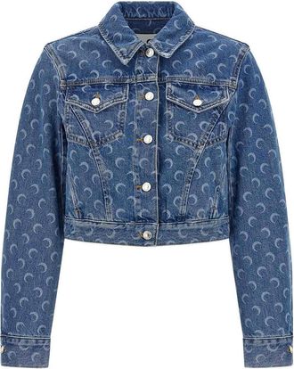 Marine Serre Hemd - Hellblau