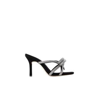 Loeffler Randall Femme, Chaussures, Noir, Taille: 37 EU Sandales &agrave; Talons avec Ornement&eacute;