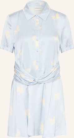 Claudie Pierlot Claudie Pierlot Hemdblusenkleid Aus Satin blau