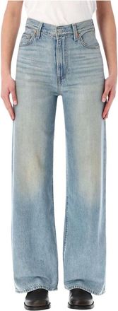 Levi's Femme, Jeans, Bleu, Taille: W28 Ribcage Wide Leg Jeans