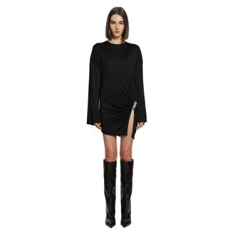 The Attico Fluid Viscose Jersey Mini Dress
