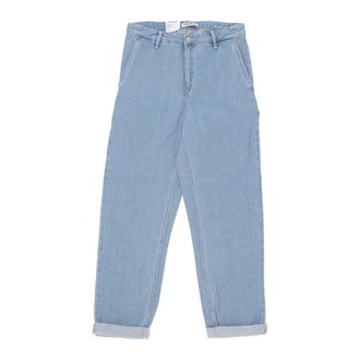 Carhartt Work in Progress Blue Stone Bleached Work Hosen Jeans - - Jeans - Damen - Blau - W29