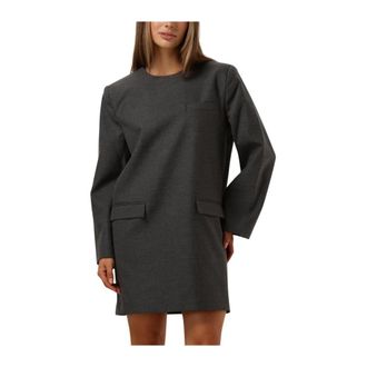 Gestuz Robe Blazer Grise pour Femmes Confiantes - Femme - Robes - Gris - Taille: 34 FR