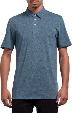 Volcom Herren Wowzer Modern Fit Kurzarm Poloshirt Polohemd, Marineblau, XX-Large