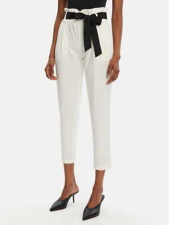 Rinascimento Rinascimento Stoffhose CFC0122382003 &Eacute;cru Regular Fit