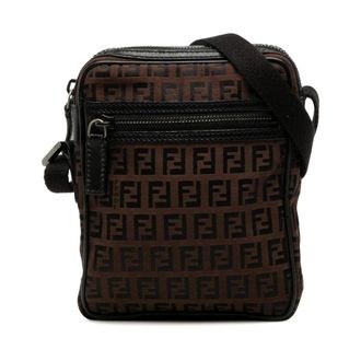 Fendi Sac bandouli&egrave;re &agrave; motif Pre-owned - Femme - Pre-owned - Brun - Taille: ONE Size