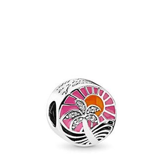 Pandora Femme, Accessoires, Gris, Taille: ONE Size Coucher de soleil tropical