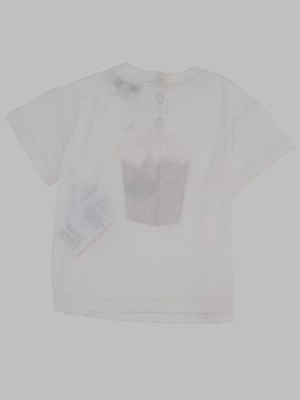 Emporio Armani Popcorn Cotton T-Shirt - White