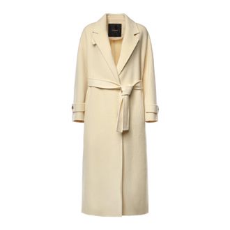 Pinko Trench Coats - - Coats - Damen - Gelb - L