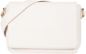 Valentino Rised Re Flap Bag Ecru
