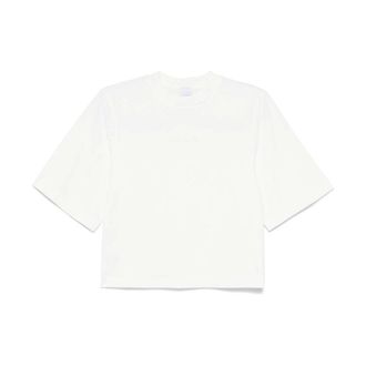 Pinko Pinko, Femme, Tops, Blanc, Taille: 38 FR T-shirts et Polos Col Rond Blancs