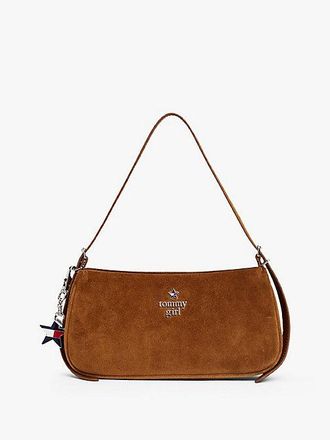 Tommy Hilfiger Sac porté épaule en daim à logo Tommy Girl