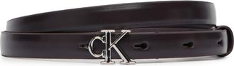 Calvin Klein G&uuml;rtel Calvin Klein Round Ck Buckle Smooth 15Mm LV04F7085G Schwarz
