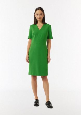 Comma Minikleid Kleid Etuikleid aus Viskosestretch