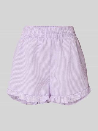 A-View Relaxed Fit Shorts mit Strukturmuster Modell Sonja