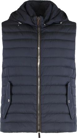 Moorer Homme, Vestes, Bleu, Taille: M Foscari Padded Gilet