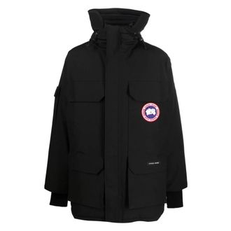 Canada Goose Schwarze HyBridge Jacke mit Rei&szlig;verschluss - - Coats - Herren - Schwarzk - L