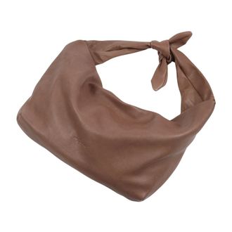 Cortana Femme, Sacs, Beige, Taille: ONE Size Grand sac ceinture en cuir dagneau