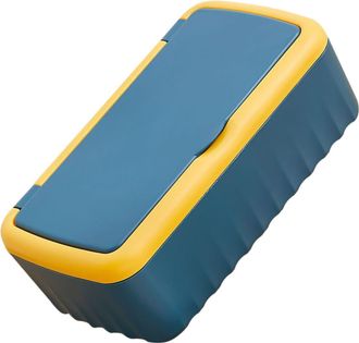 DOITOOL Rechteckige Feuchttuchbox aus Kunststoff mit Gro&szlig;em Fassungsverm&ouml;gen und Deckel f&uuml;r Feuchtt&uuml;cher Sp&uuml;lbar f&uuml;r Badet&uuml;cher Wohnzimmer Schlafzimmer und B&uuml;