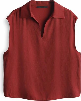 someday &Auml;rmellose Bluse - - Blouses & Shirts - Damen - Rot - M