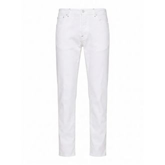 Kiton Jean Coupe Ajust&eacute;e - Homme - Jeans - Blanc - Taille: W34