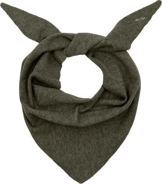 BTF-CPH Btfcph - &Eacute;charpe triangulaire en cachemire - Femme - Accessoires - Vert - Taille: ONE Size
