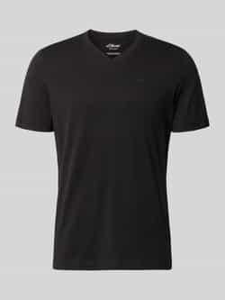 s.Oliver Red Label Regular Fit T-Shirt aus reiner Baumwolle