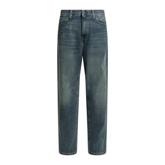 Carhartt Work in Progress Entspannte gerade geschnittene Jeans aus Denim - - Jeans - Herren - Blau - W34