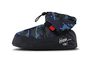 Bloch Femme Ankle Warm Up Boot Bottine, Imprimé Camouflage Bleu, Small