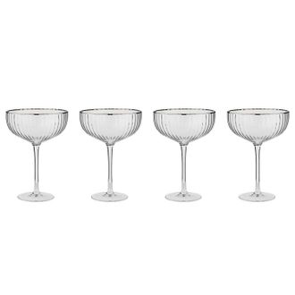 Butlers Champagnerschale CHELSEA 4er-Set