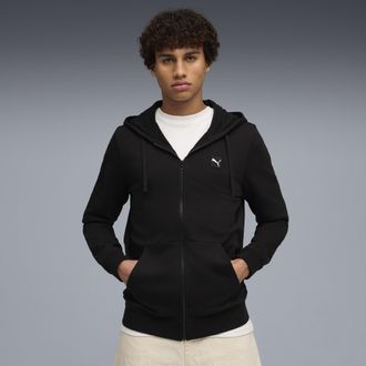 Puma Sweat &agrave; capuche Essentials Elevated Homme, V&ecirc;tements, Noir, M