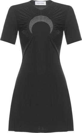 Marine Serre Femme, Robes, Noir, Taille: 36 FR Short Robes