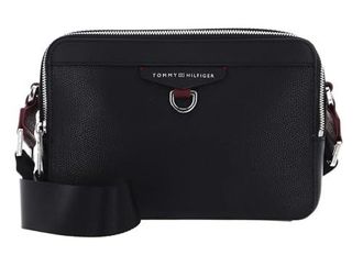 Tommy Hilfiger TH Struc Leather Camera Bag Black