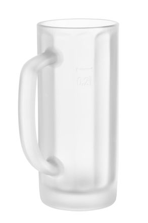 Mäser Glühwein Glas mit Füllstrich, matt satiniert, 0,2 l, 12er-Set