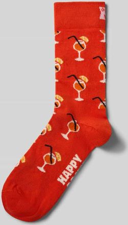 Happy Socks Socken mit Label-Print